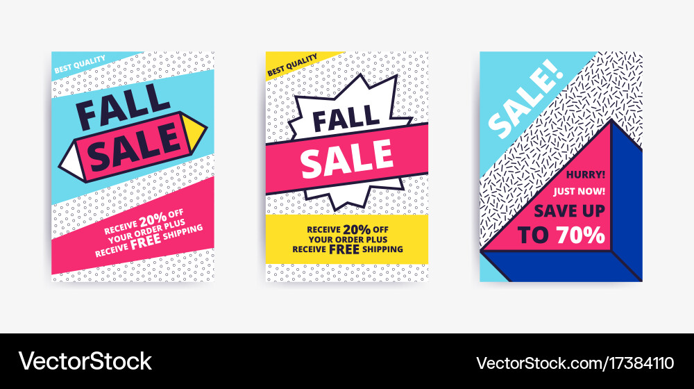 Sale website banner template Royalty Free Vector Image