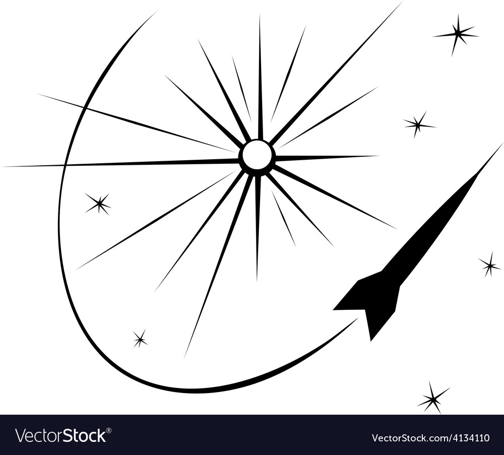Space rocket Royalty Free Vector Image - VectorStock