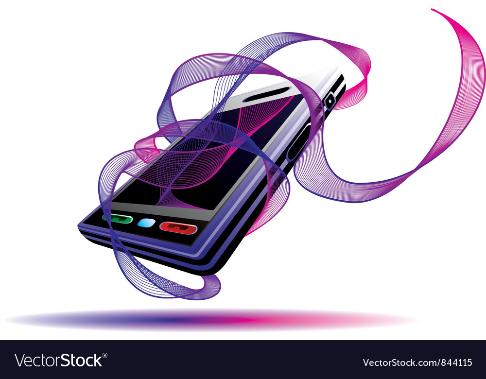 Mobile phone Royalty Free Vector Image - VectorStock