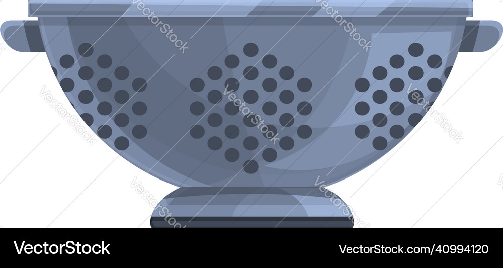 Filter colander icon cartoon recipe cook Vector Image