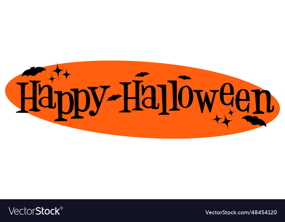 Happy halloween clip art Royalty Free Vector Image