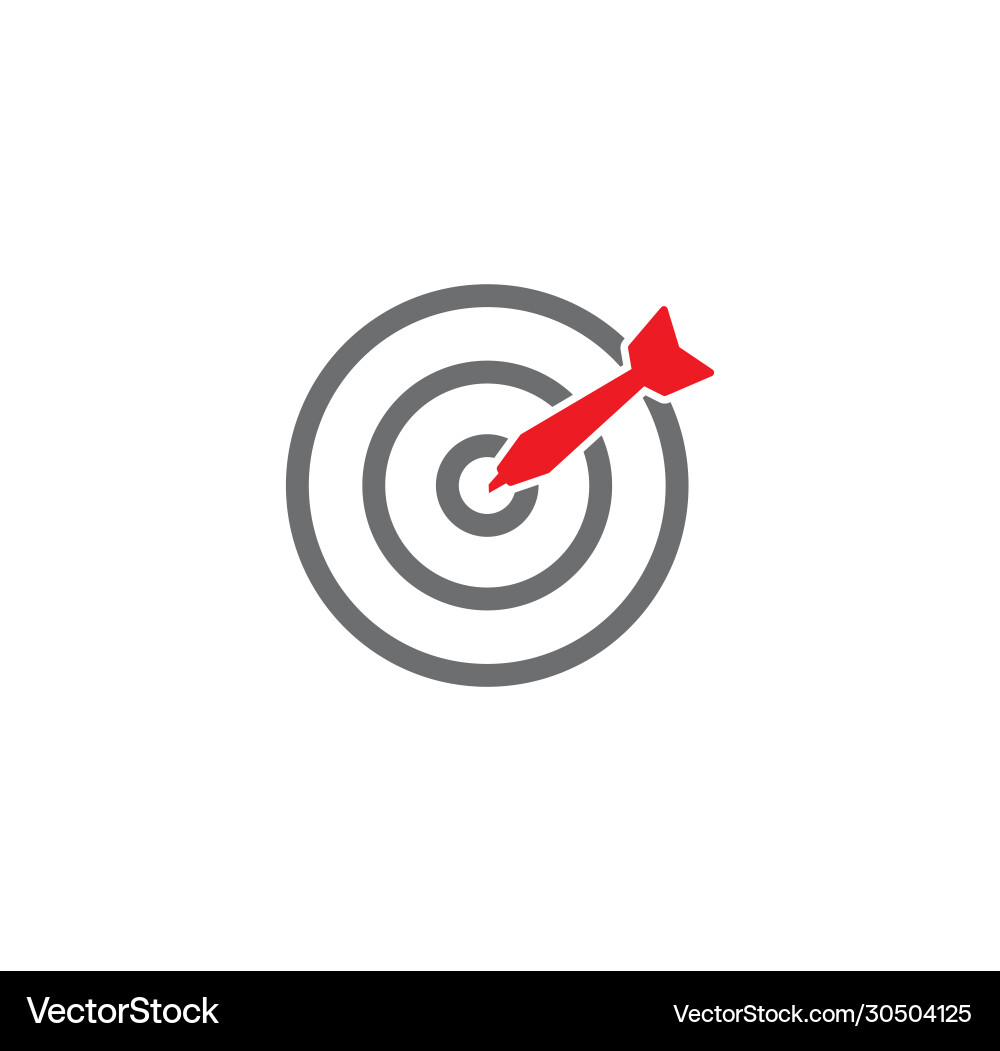 Aim related icon on background for graphic and web