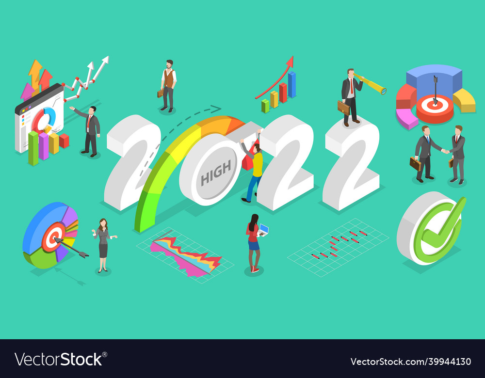3d isometric flat conceptual Royalty Free Vector Image