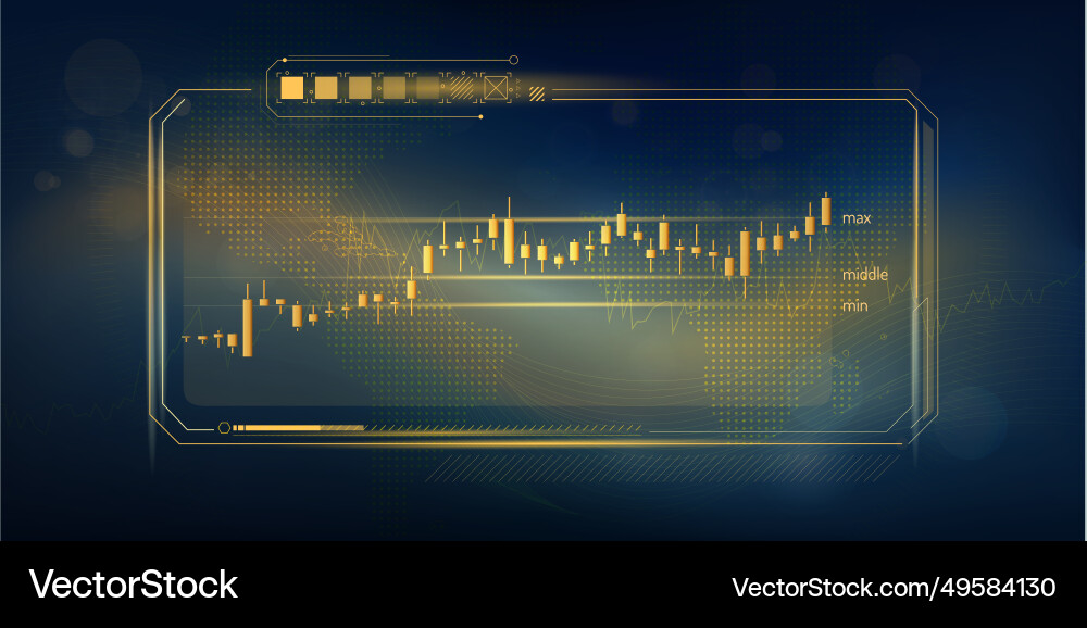 Abstract infographics on the topic of statistics Vector Image