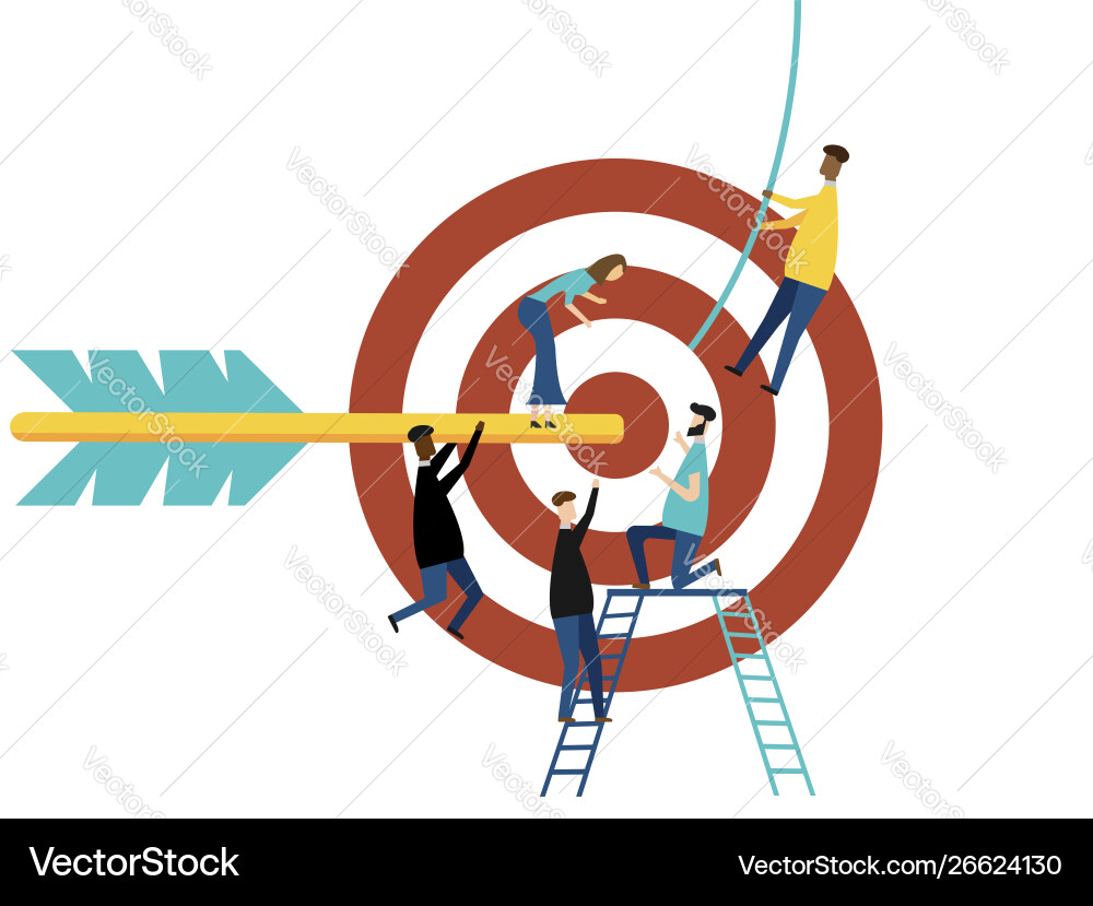 Business concept isolated on white background Vector Image