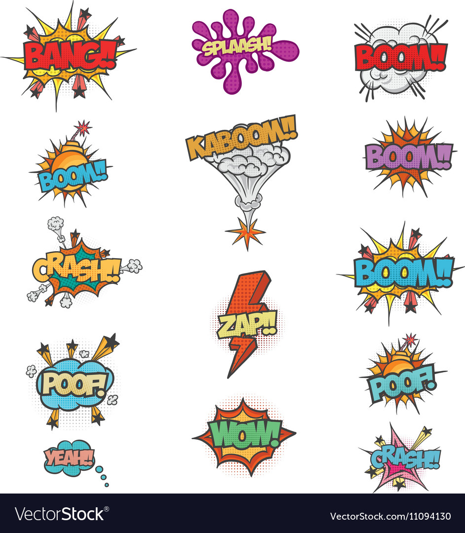 Comic speech Royalty Free Vector Image - VectorStock