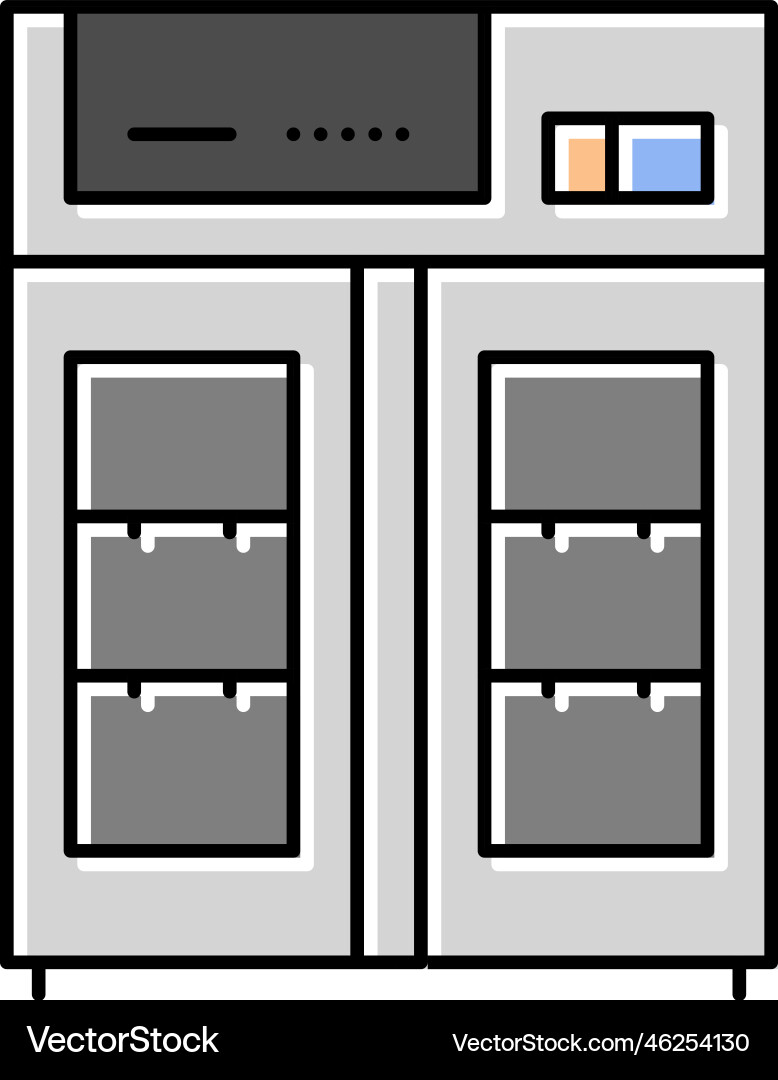 Food dehydrator color icon Royalty Free Vector Image