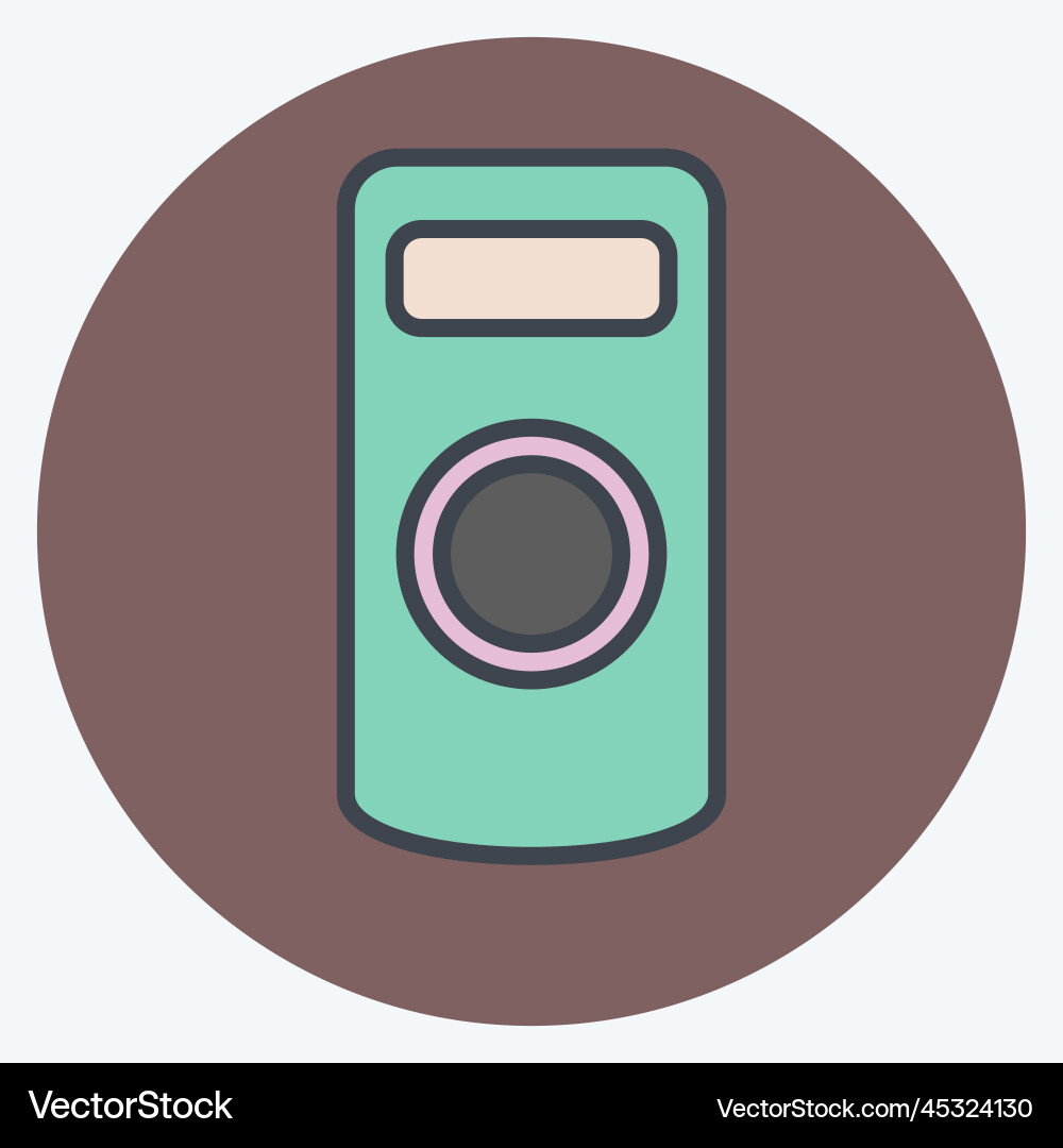 Icon camera remote control related to photography Vector Image