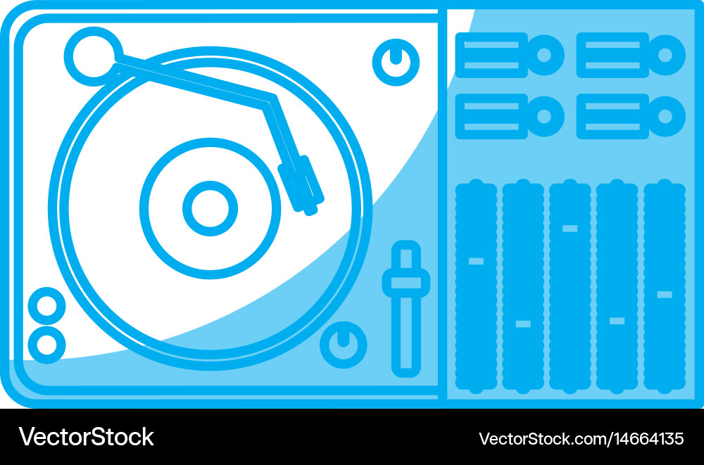 Dj turntable icon Royalty Free Vector Image - VectorStock
