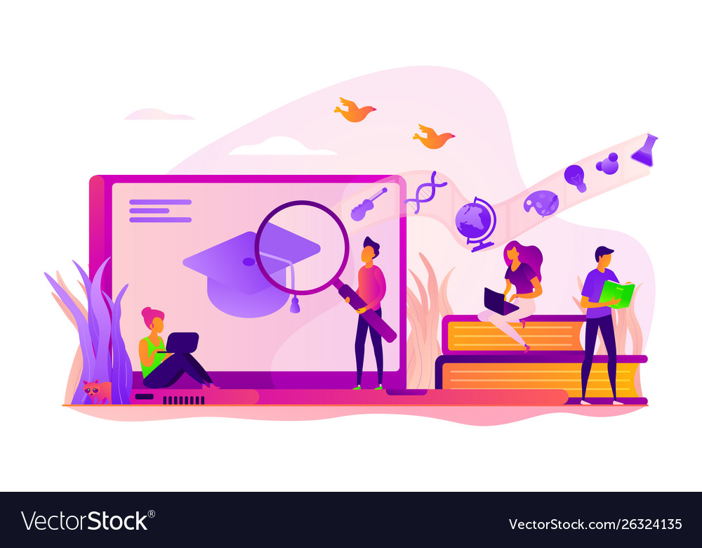 Learning concept Royalty Free Vector Image - VectorStock