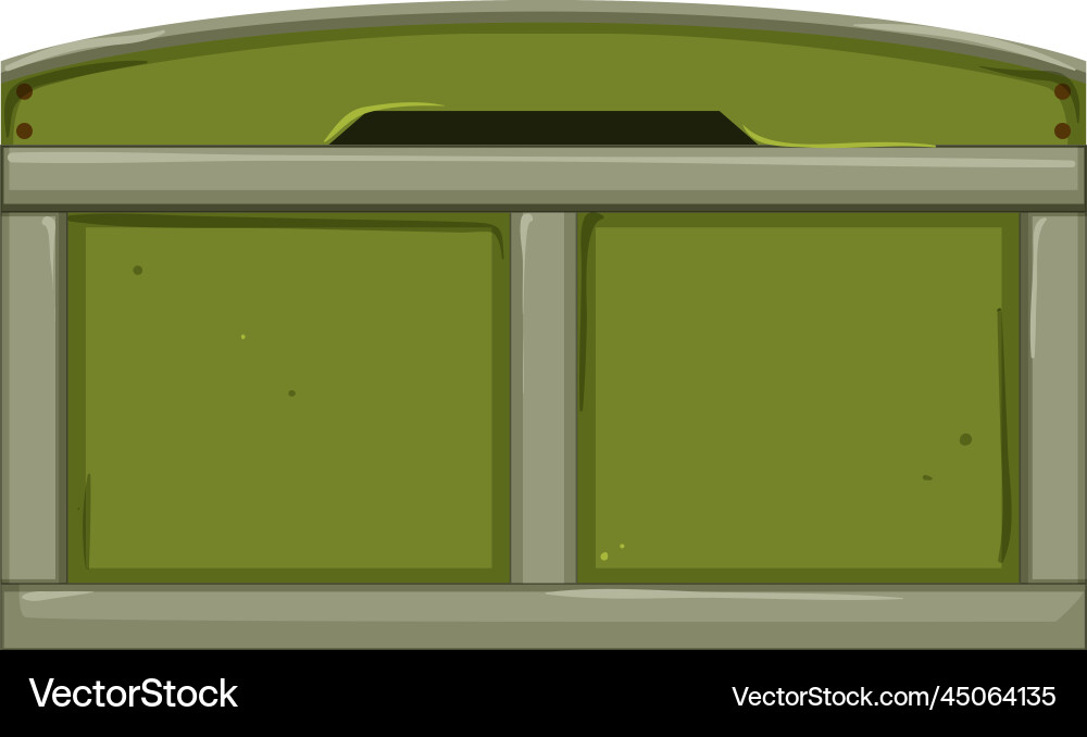 Room toy box cartoon Royalty Free Vector Image