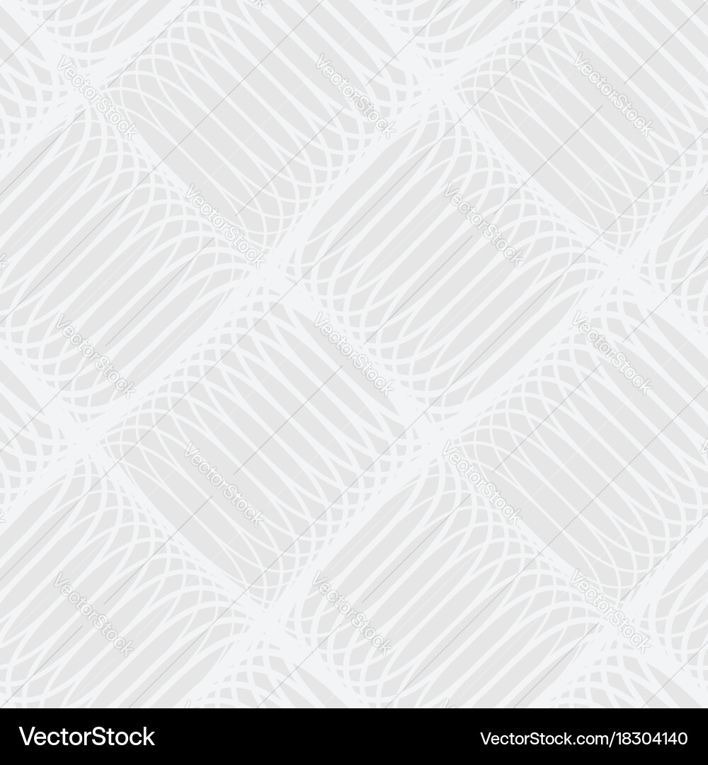 Abstract white and gray seamless pattern of lines Vector Image
