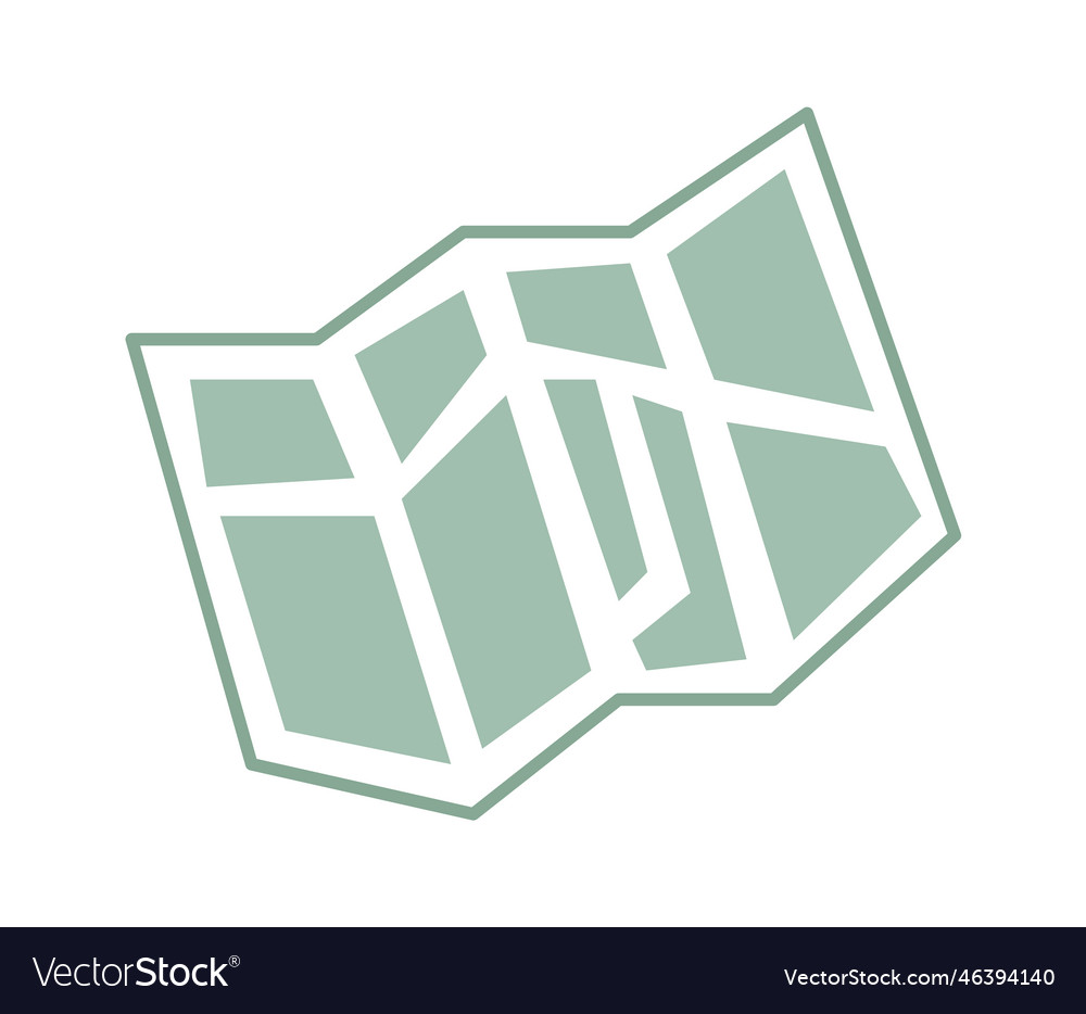 Map flat navigation point Royalty Free Vector Image