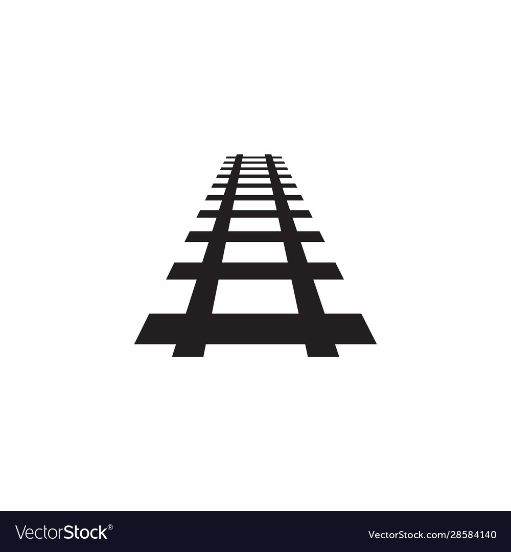 Railway icon design template isolated Royalty Free Vector