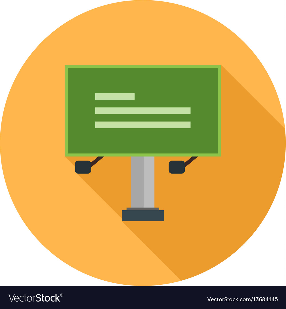 Billboard Royalty Free Vector Image - VectorStock