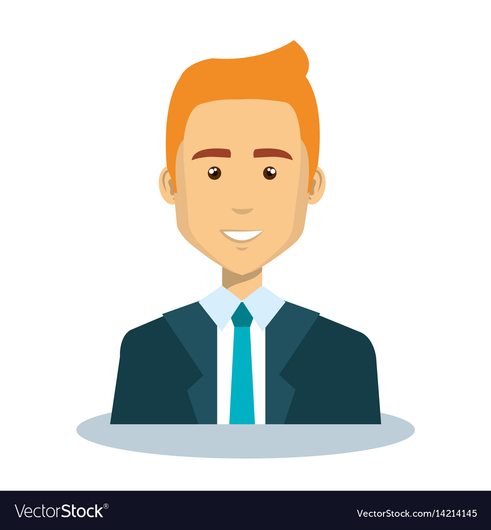 Businessman avatar character icon Royalty Free Vector Image