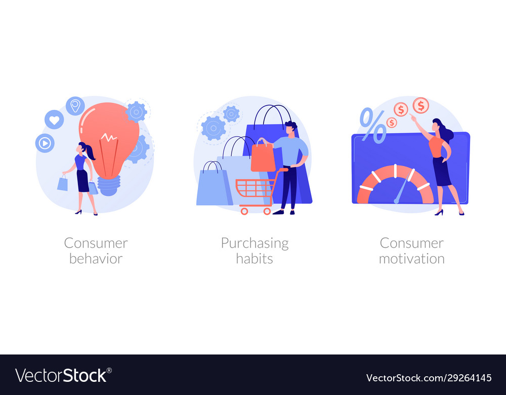 Purchase decision process concept metaphors Vector Image Purchase decision process concept metaphors Vector Image