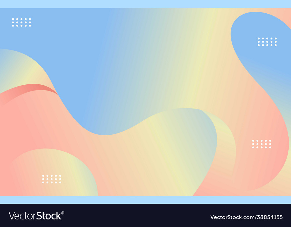 Abstract rectangles shape isolated blue gradient Vector Image