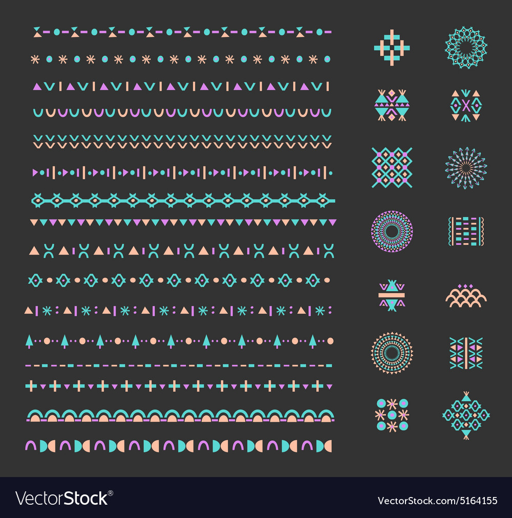 Decorative design elements Royalty Free Vector Image