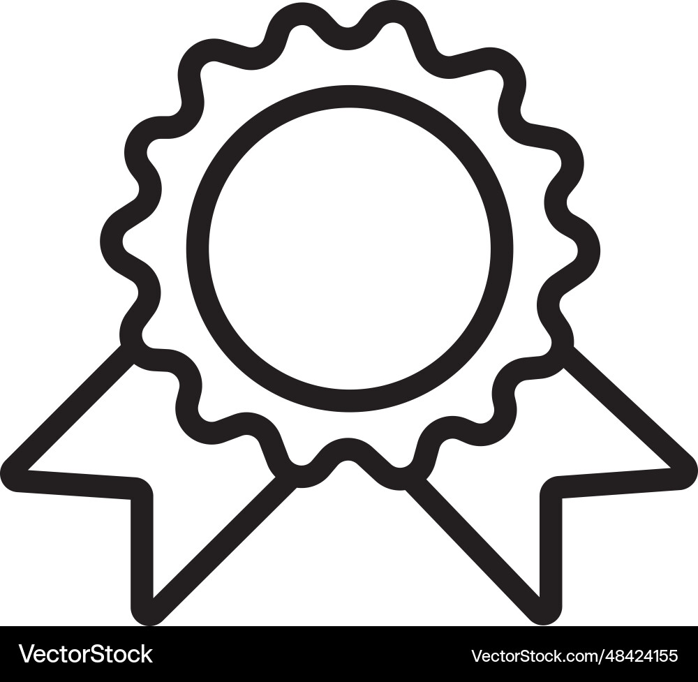 Quality certify badge icon ribbon and banner Vector Image