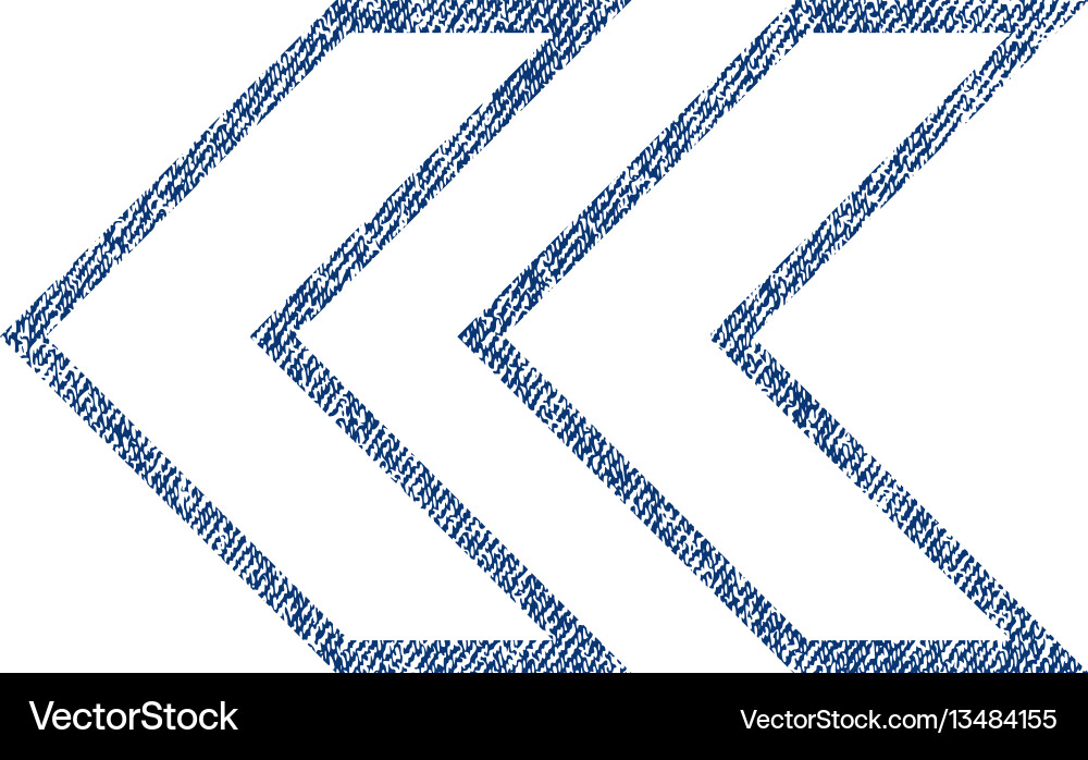 Shift left fabric textured icon Royalty Free Vector Image