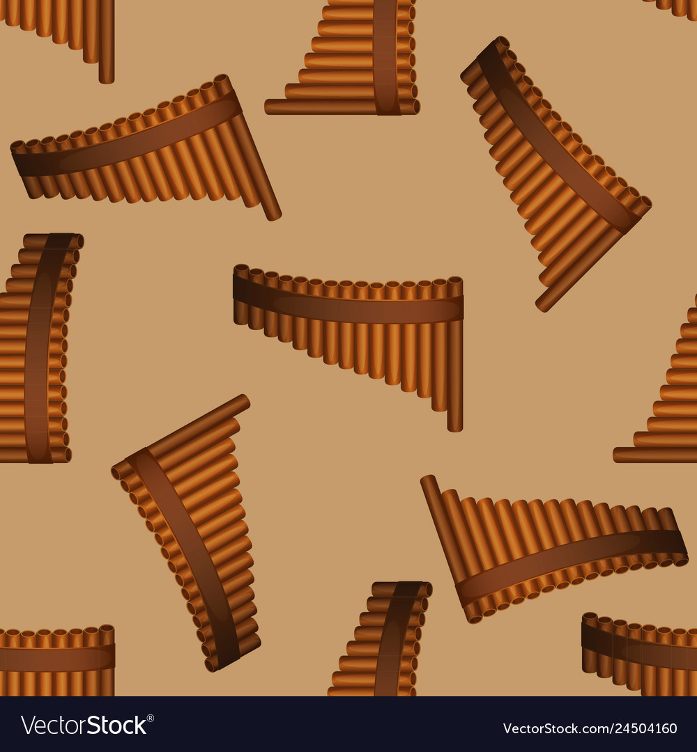 Pan flute pattern Royalty Free Vector Image - VectorStock