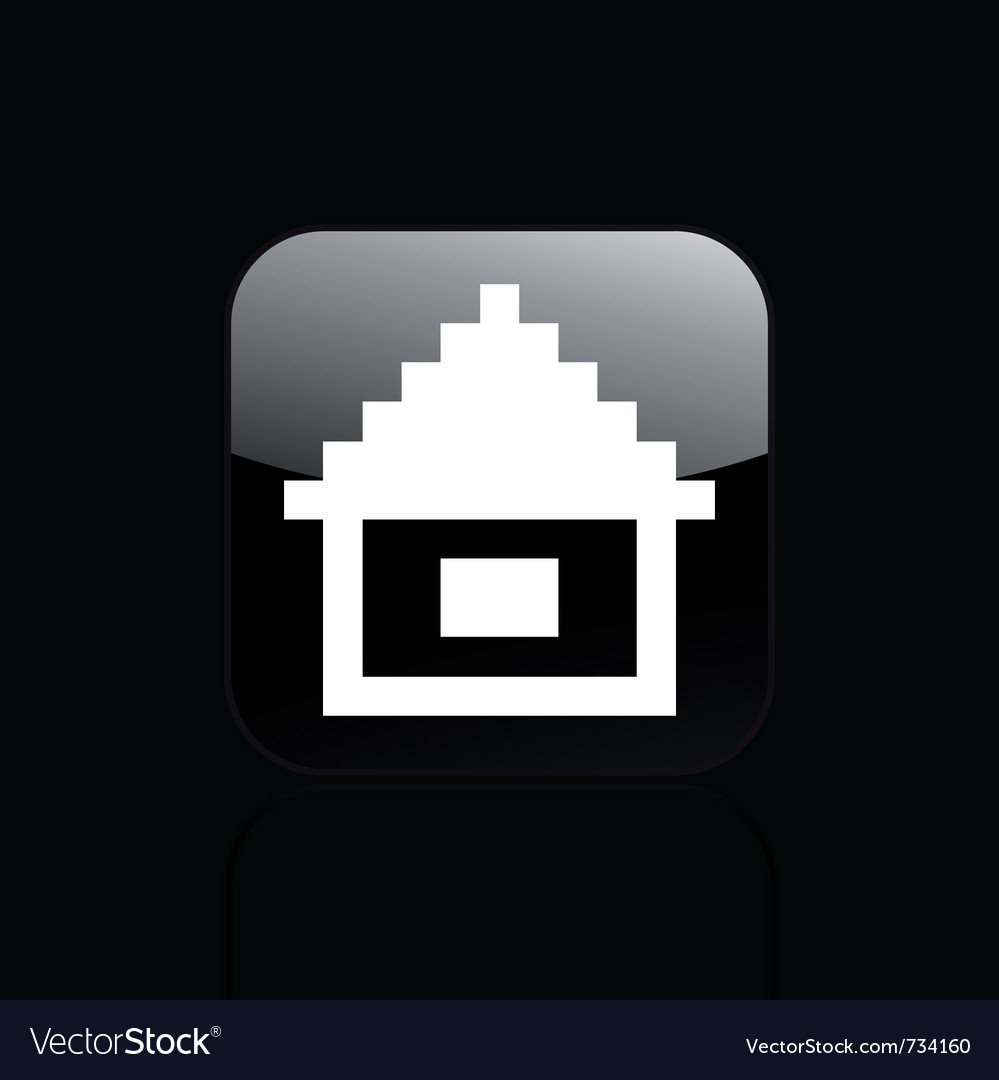 Pixel computer icon Royalty Free Vector Image - VectorStock