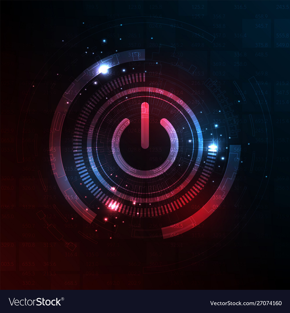 Technology switch design Royalty Free Vector Image