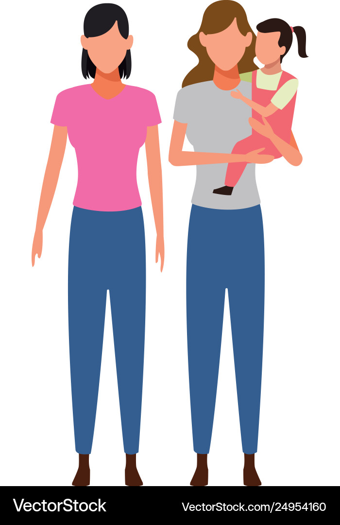 Women with child Royalty Free Vector Image - VectorStock