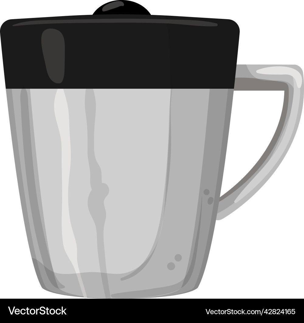 Food camp cup cartoon Royalty Free Vector Image