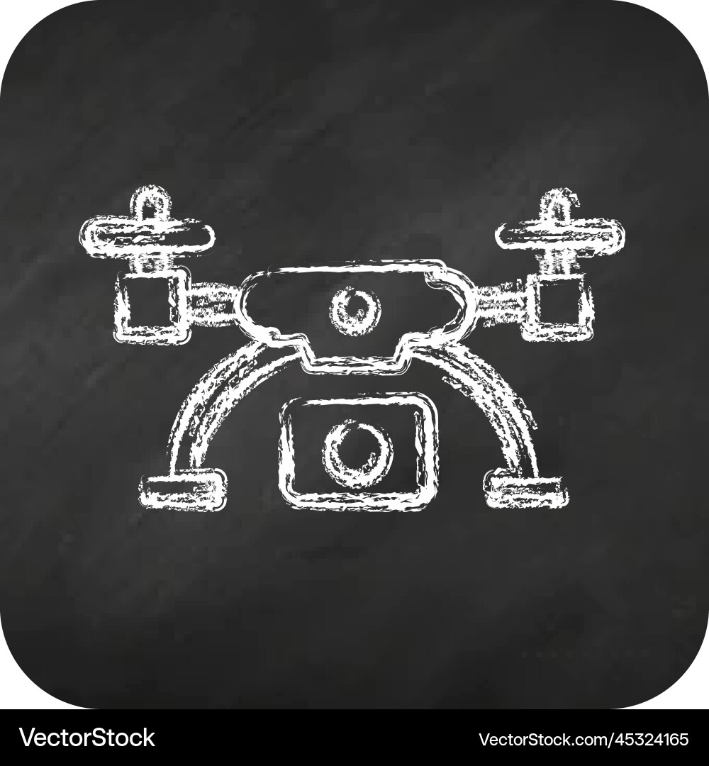 Icon drone and aerial imaging related Royalty Free Vector
