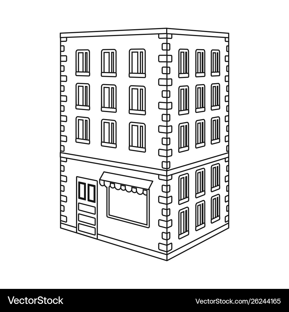 Library and house icon Royalty Free Vector Image