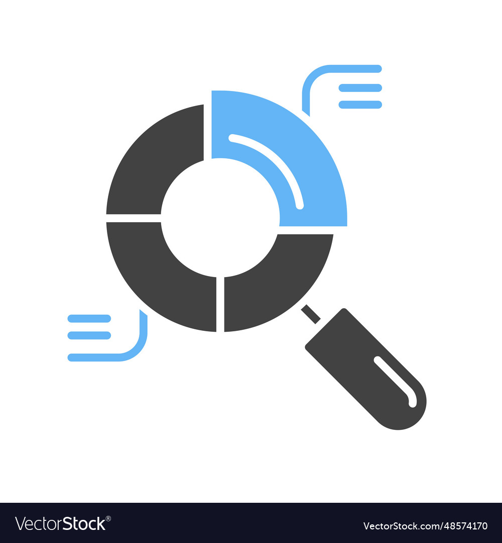 Analytics icon image Royalty Free Vector Image