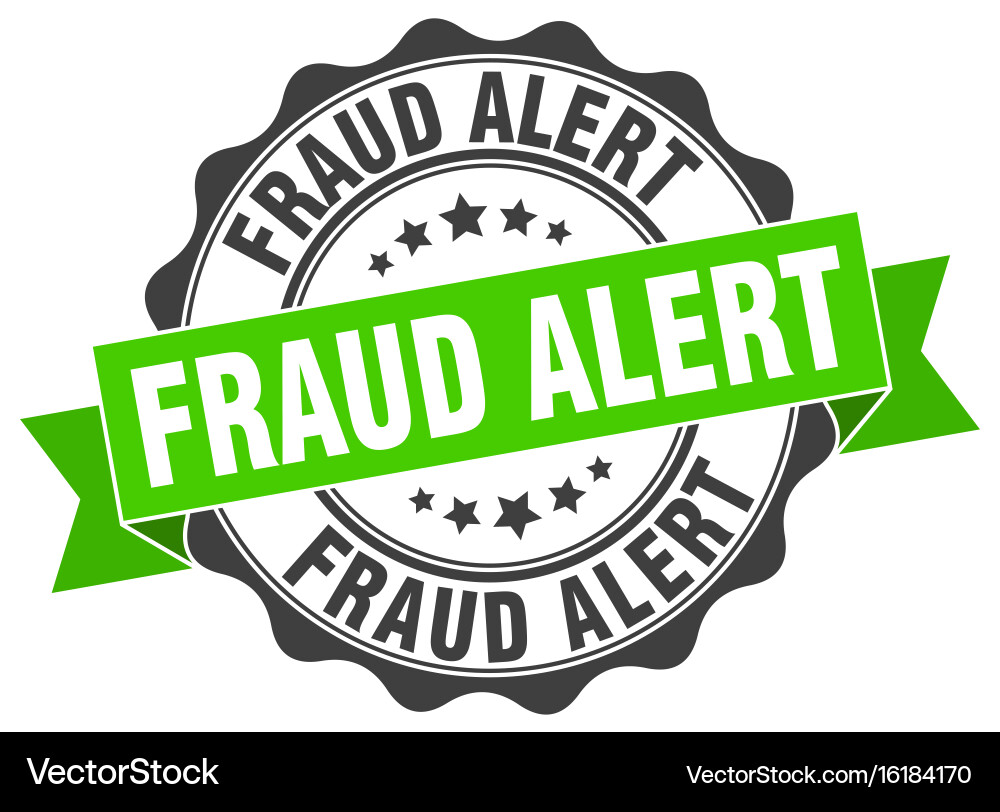 Fraud alert stamp sign seal Royalty Free Vector Image