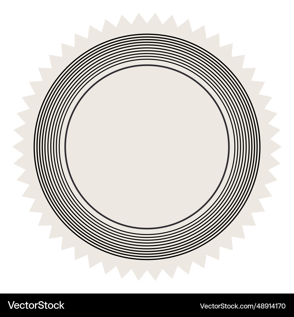 Minimalist label badge ribbon Royalty Free Vector Image
