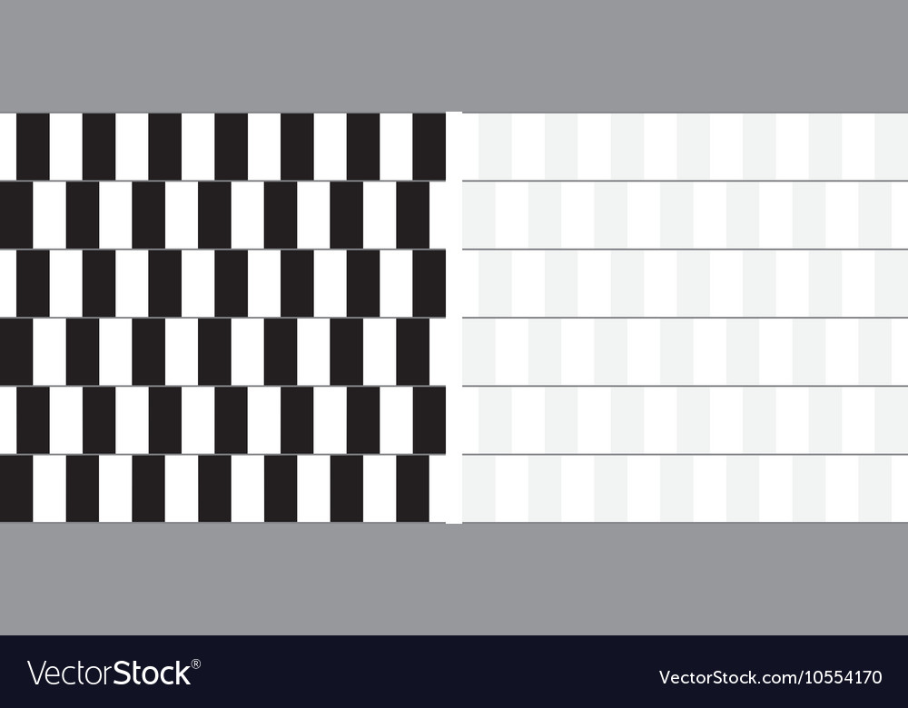 Optical deception Royalty Free Vector Image - VectorStock