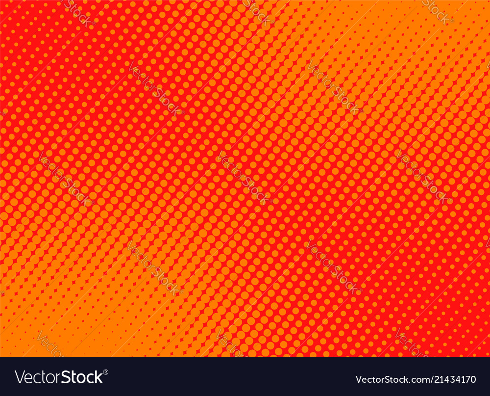 Retro comic yellow background raster gradient Vector Image