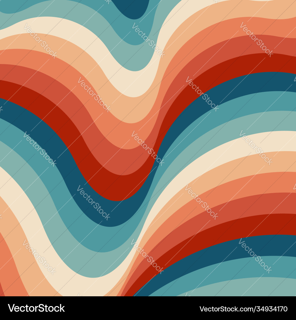 Retrowave 80s art retro rainbow Royalty Free Vector Image