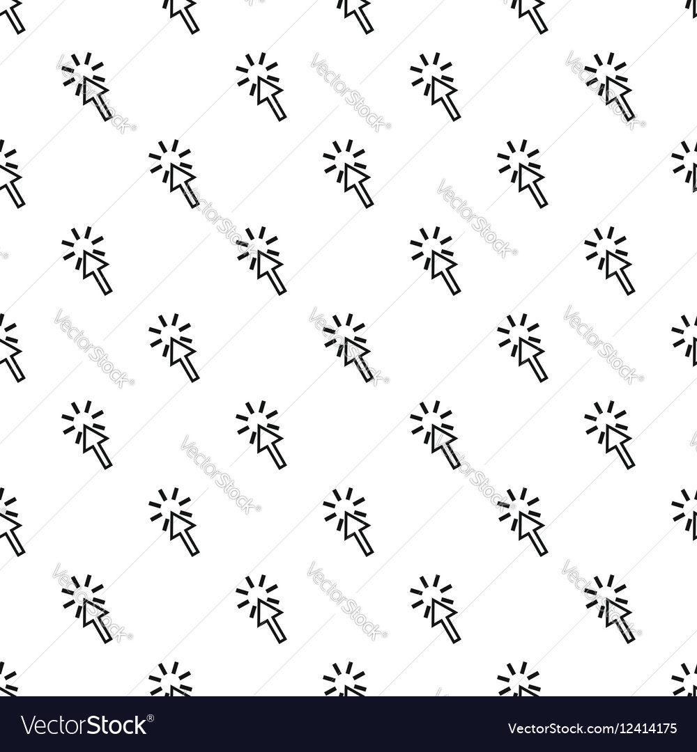 Cursor arrow is pointing pattern simple style Vector Image