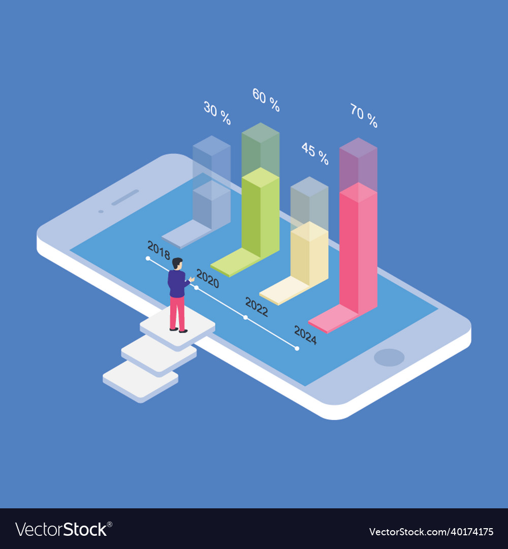 Descriptive statistics Royalty Free Vector Image