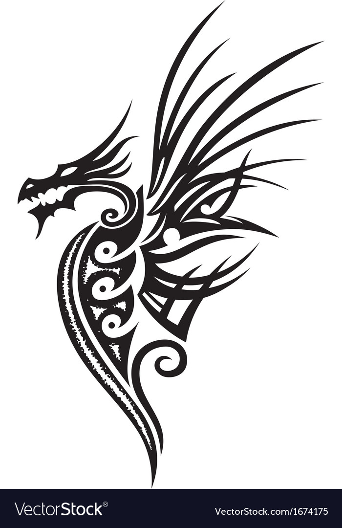 Dragon fantasy Royalty Free Vector Image - VectorStock