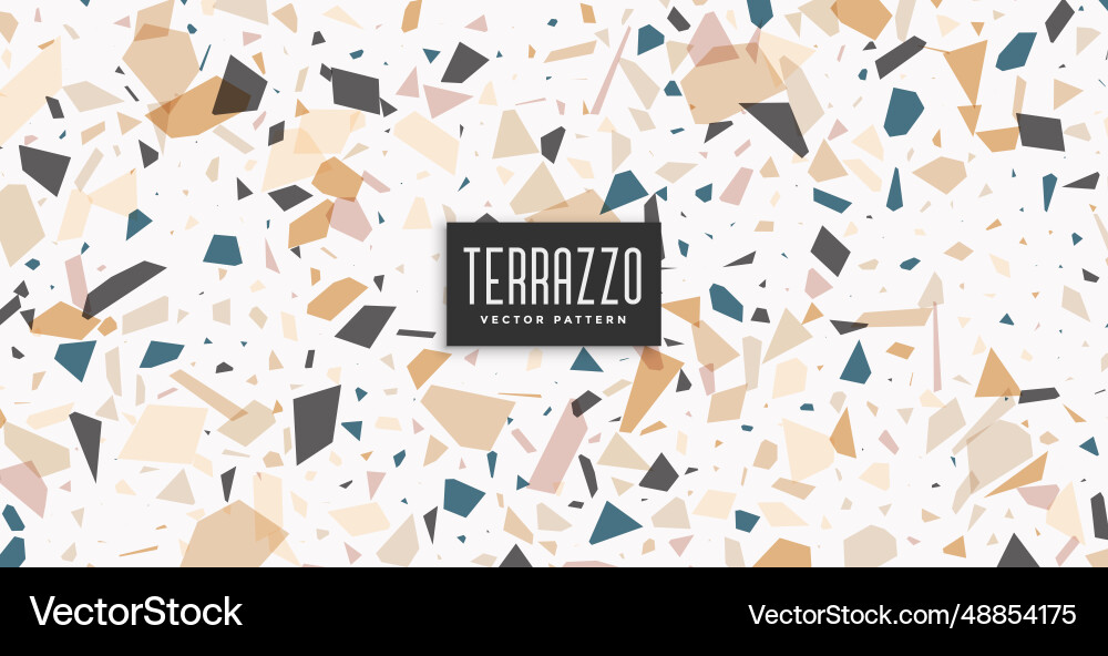 Eye catching abstract terrazzo texture background Vector Image