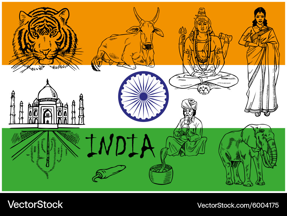 India Royalty Free Vector Image - VectorStock