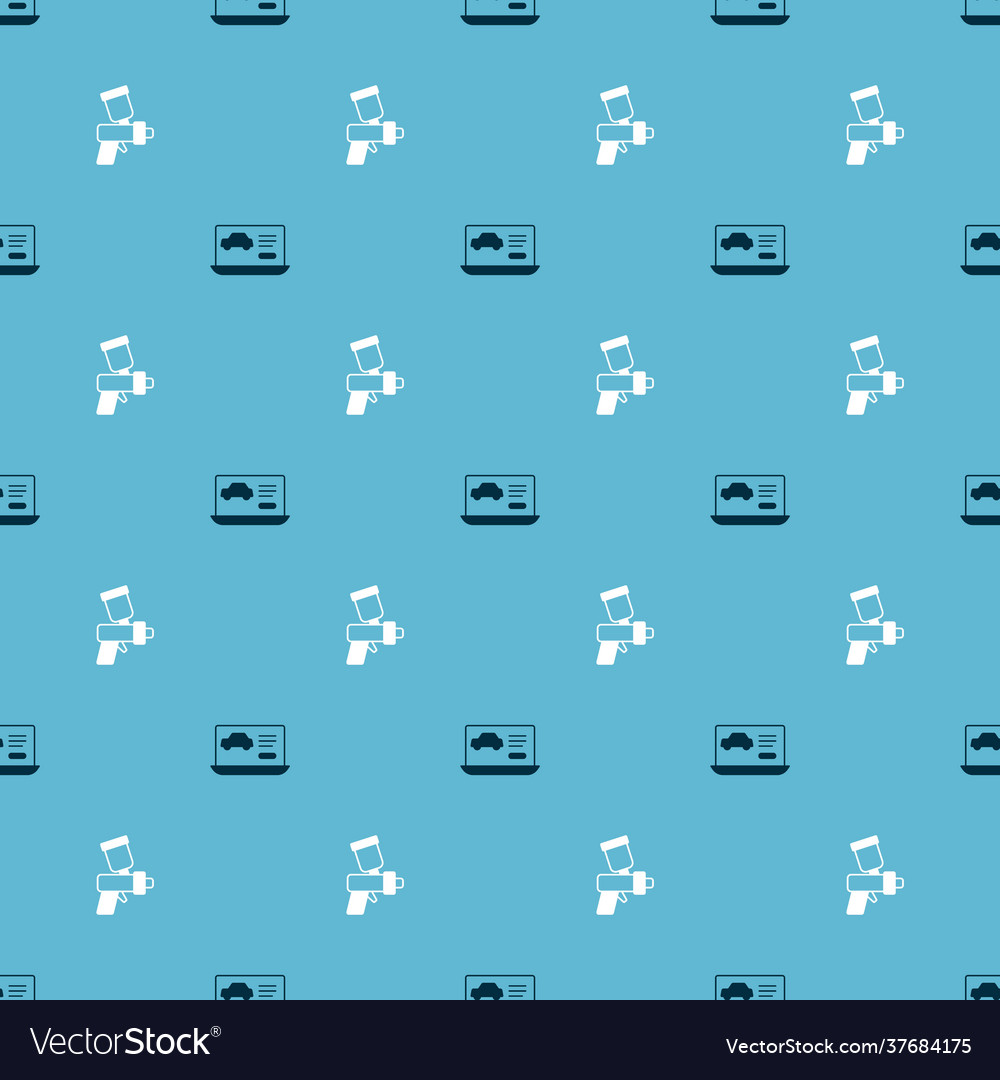 Set diagnostics condition car and paint spray Vector Image Set diagnostics condition car and paint spray Vector Image