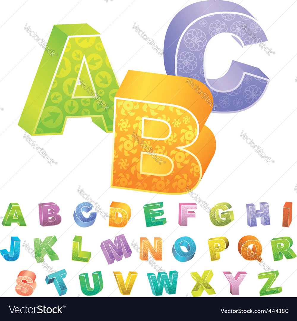 Abc Royalty Free Vector Image - VectorStock