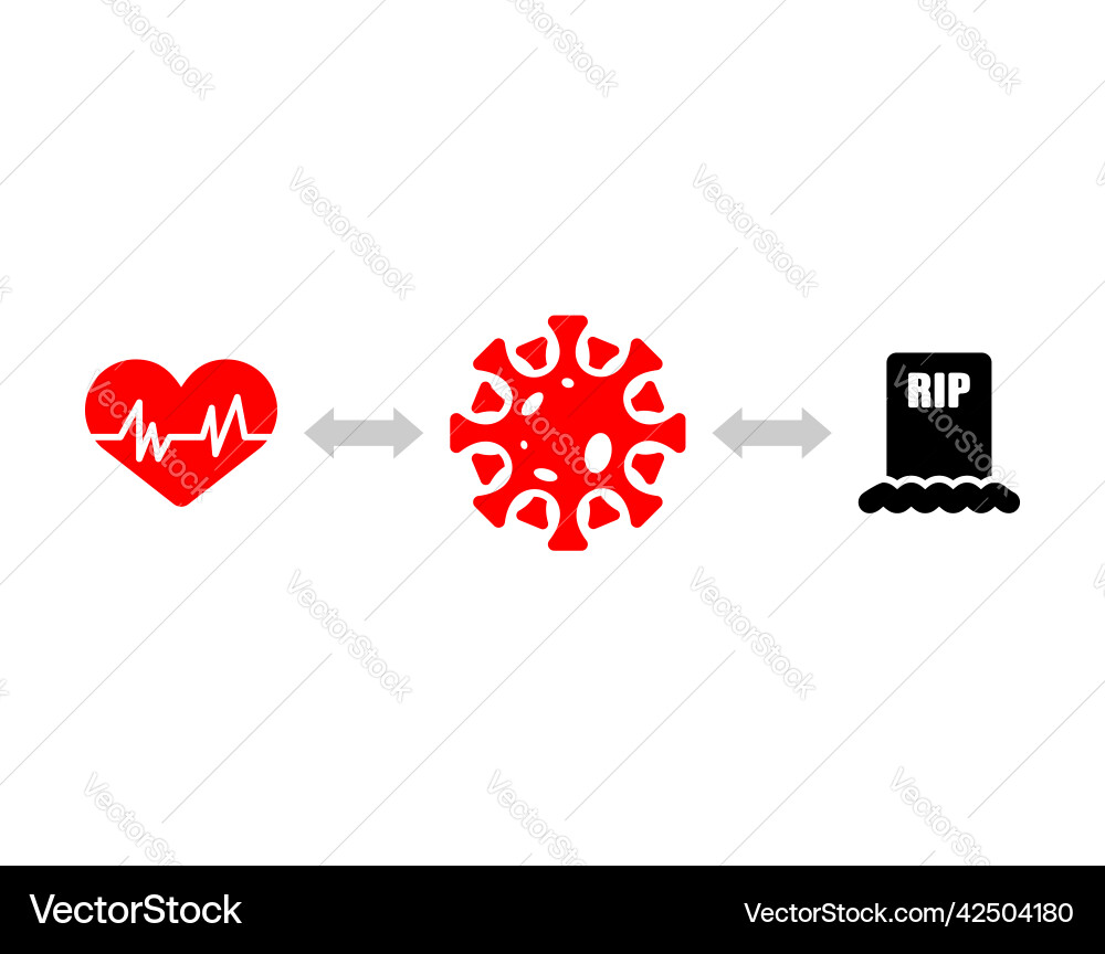Infographics disease growth graph coronavirus Vector Image