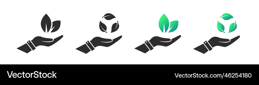 Recycle icons made from recycled materials Vector Image