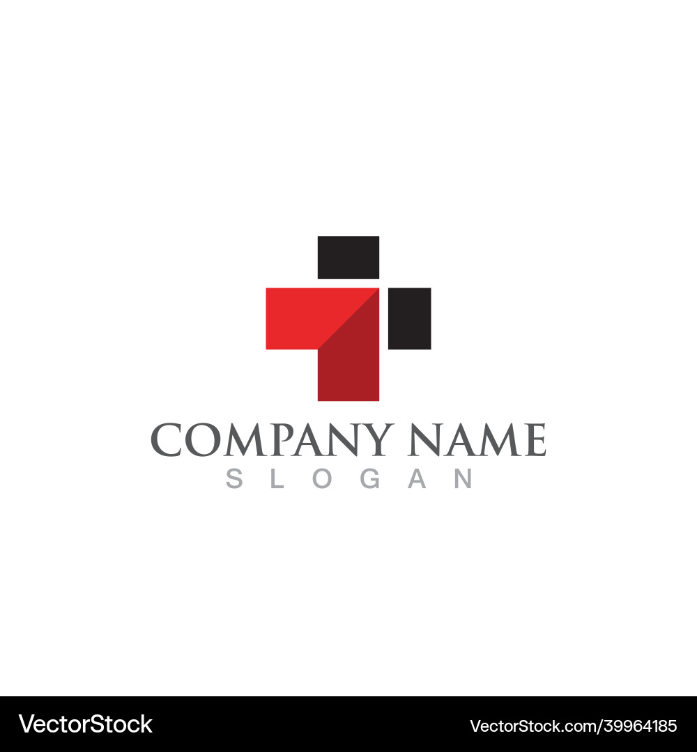 Hospital logo and symbol image Royalty Free Vector Image
