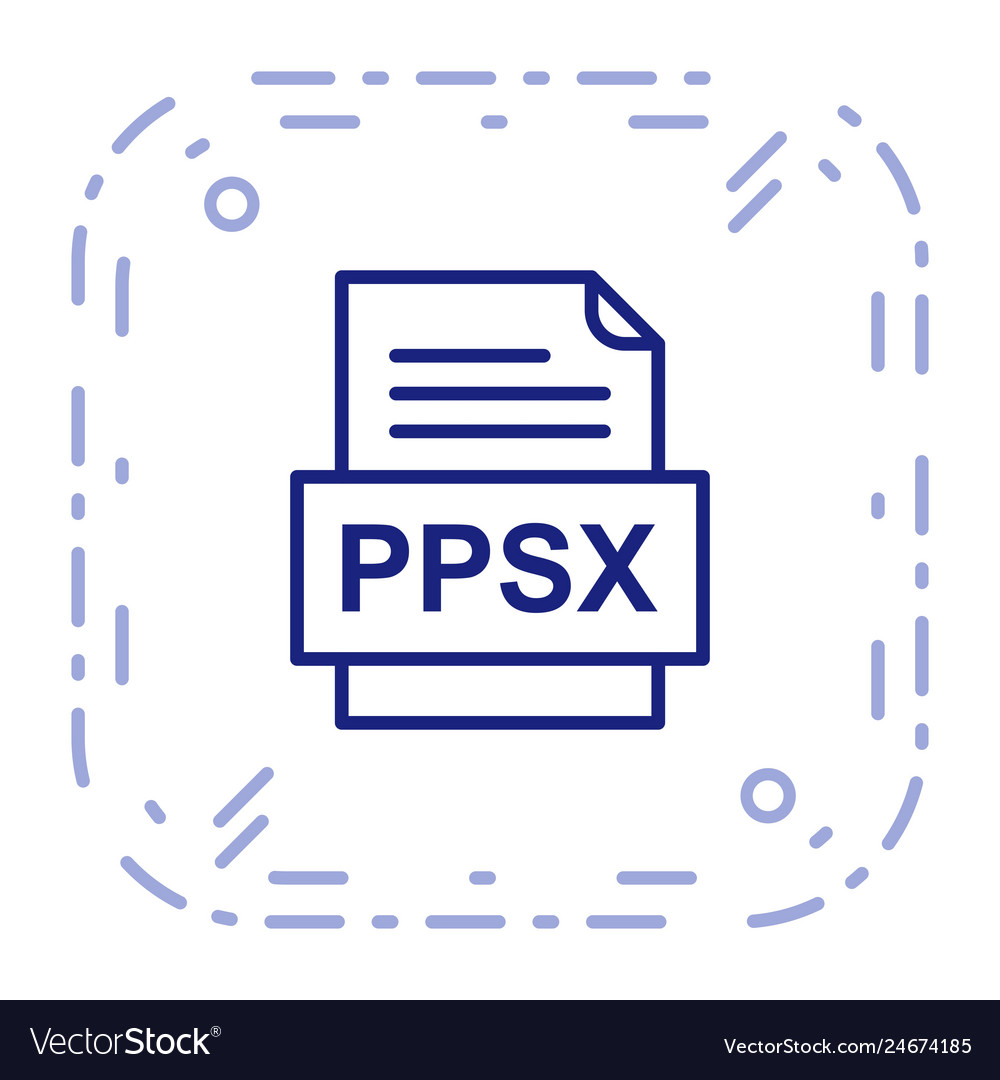 Ppsx file document icon Royalty Free Vector Image Ppsx file document icon Royalty Free Vector Image