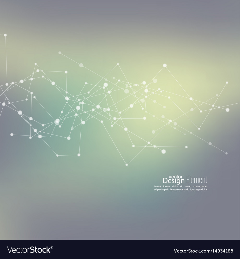 Virtual abstract background Royalty Free Vector Image